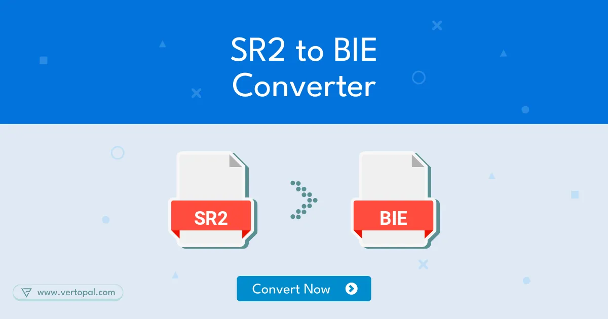 Online SR2 to BIE Converter - Vertopal