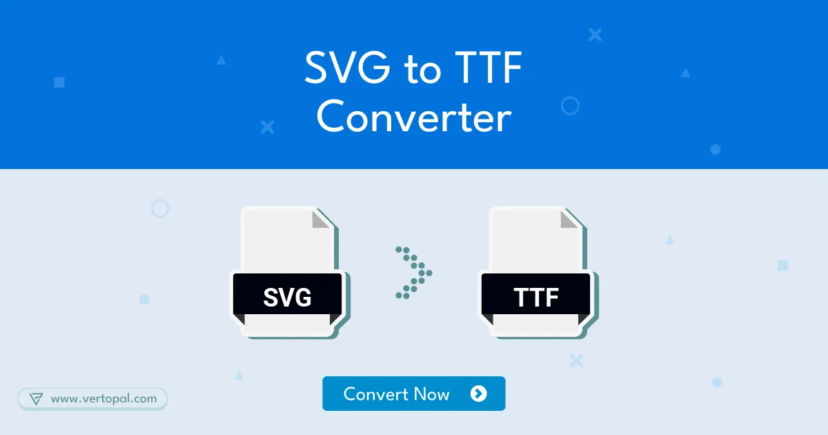 Online SVG FONT to TTF Converter - Vertopal