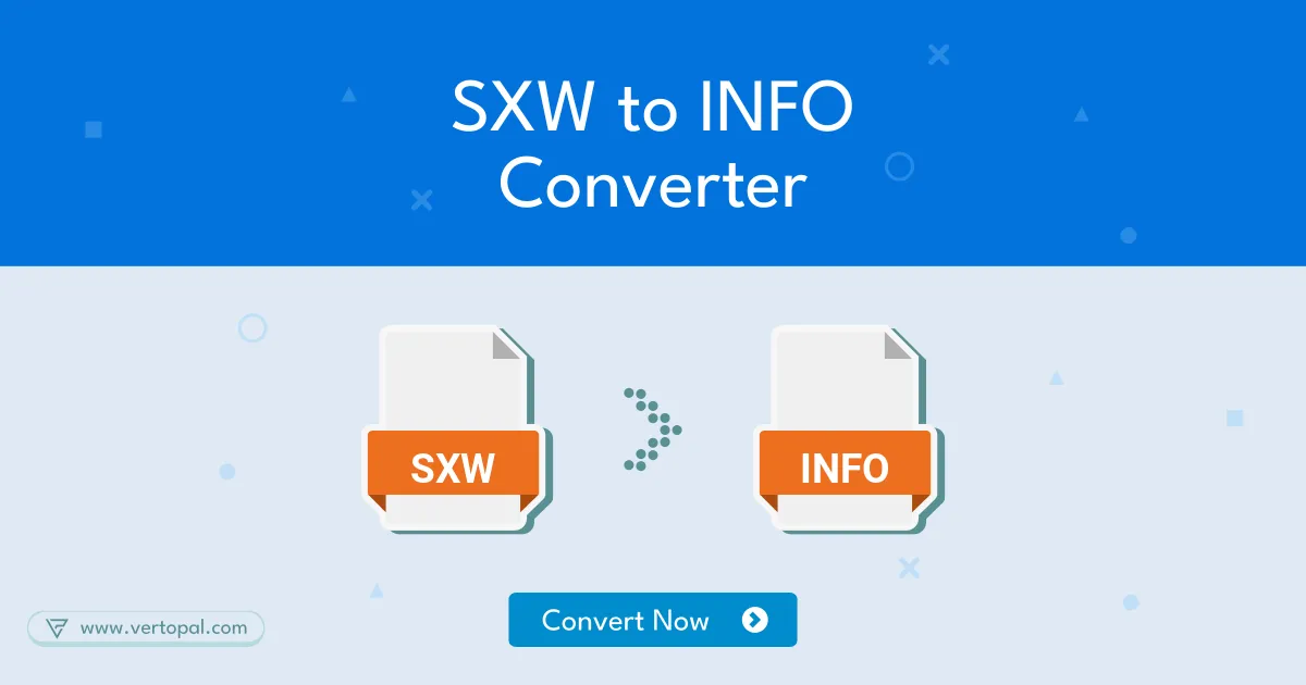 Online SXW to INFO Converter - Vertopal