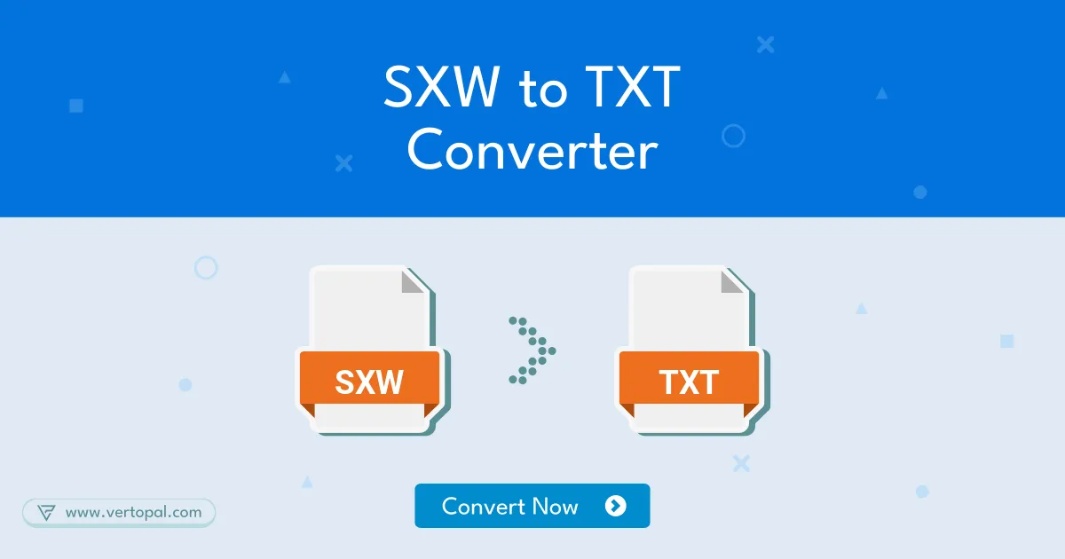 Online SXW to TXT COMMONMARK Converter - Vertopal