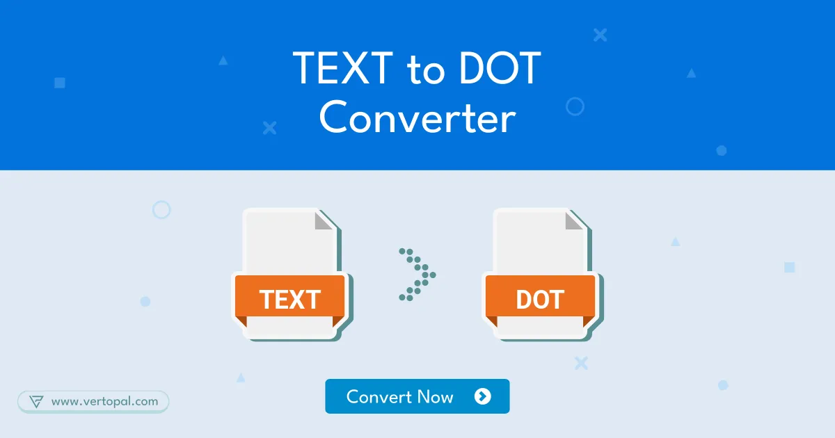 Online TEXT to DOT Converter - Vertopal