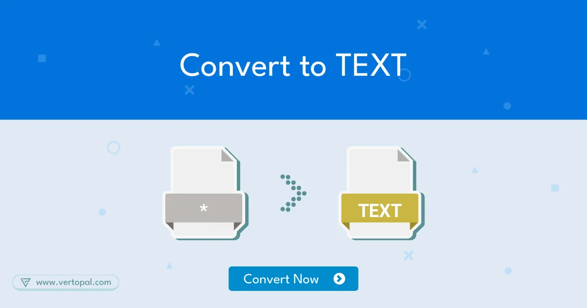 Online Convert to TEXT - Vertopal