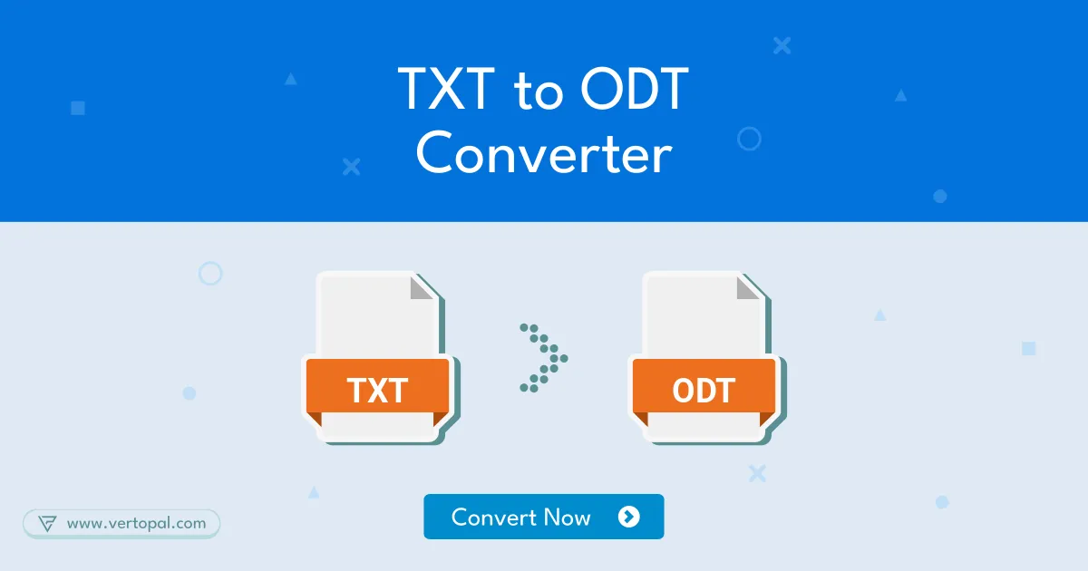Online TXT to ODT Converter - Vertopal