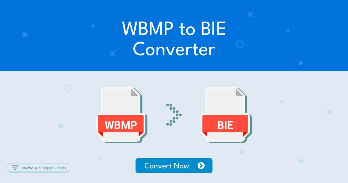 Online WBMP to BIE Converter - Vertopal