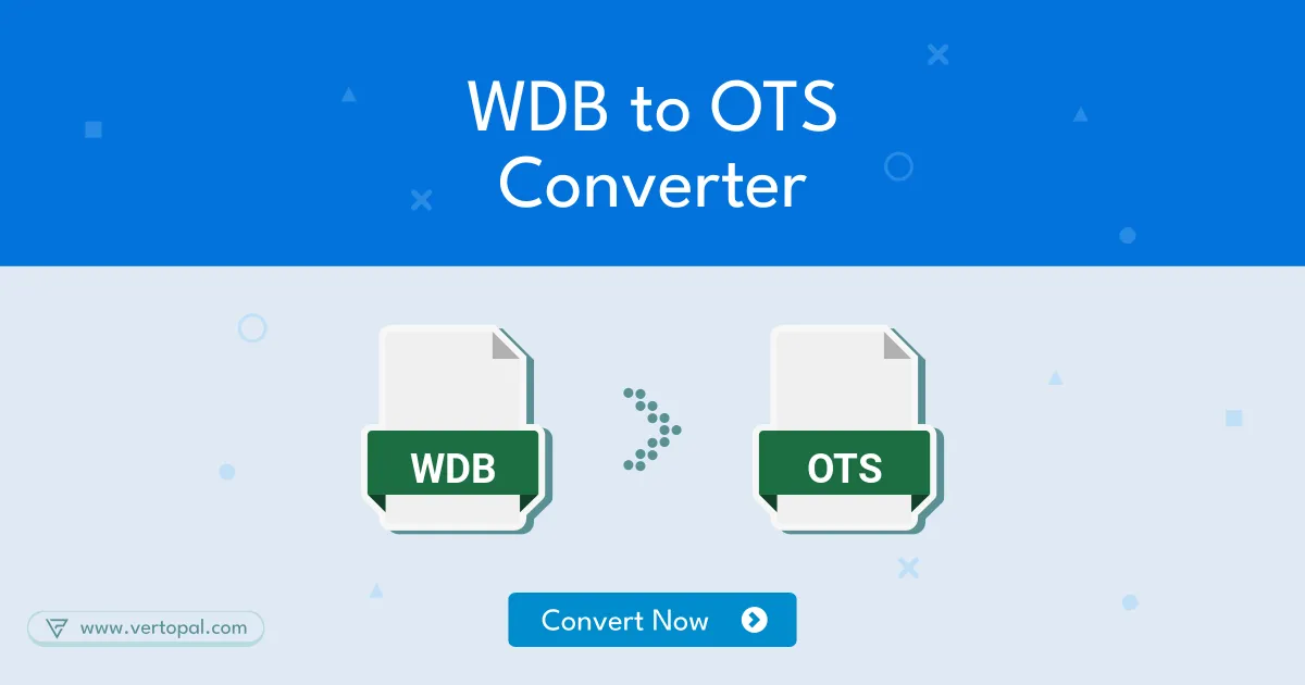 Online WDB to OTS Converter - Vertopal