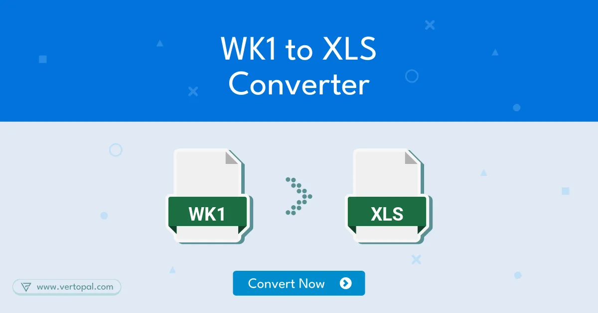 Online WK1 to XLS (Excel) Converter - Vertopal