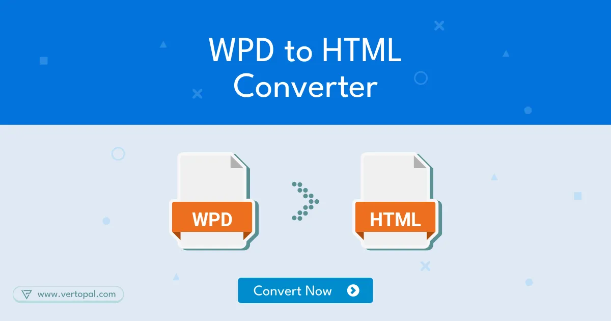 Online WPD to HTML Converter - Vertopal