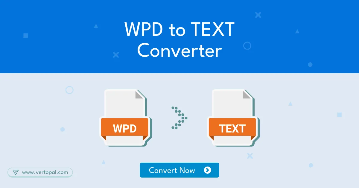 Online WPD to TEXT Converter - Vertopal
