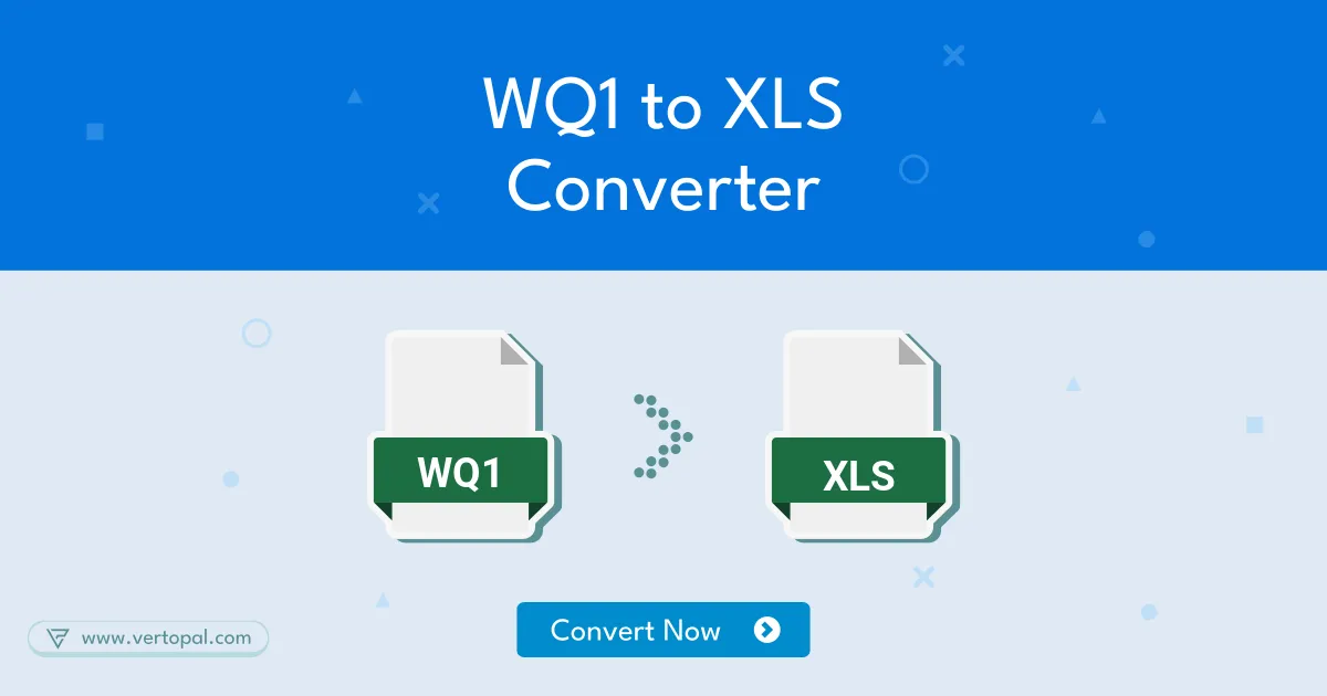 Online WQ1 to XLS (Excel) Converter - Vertopal