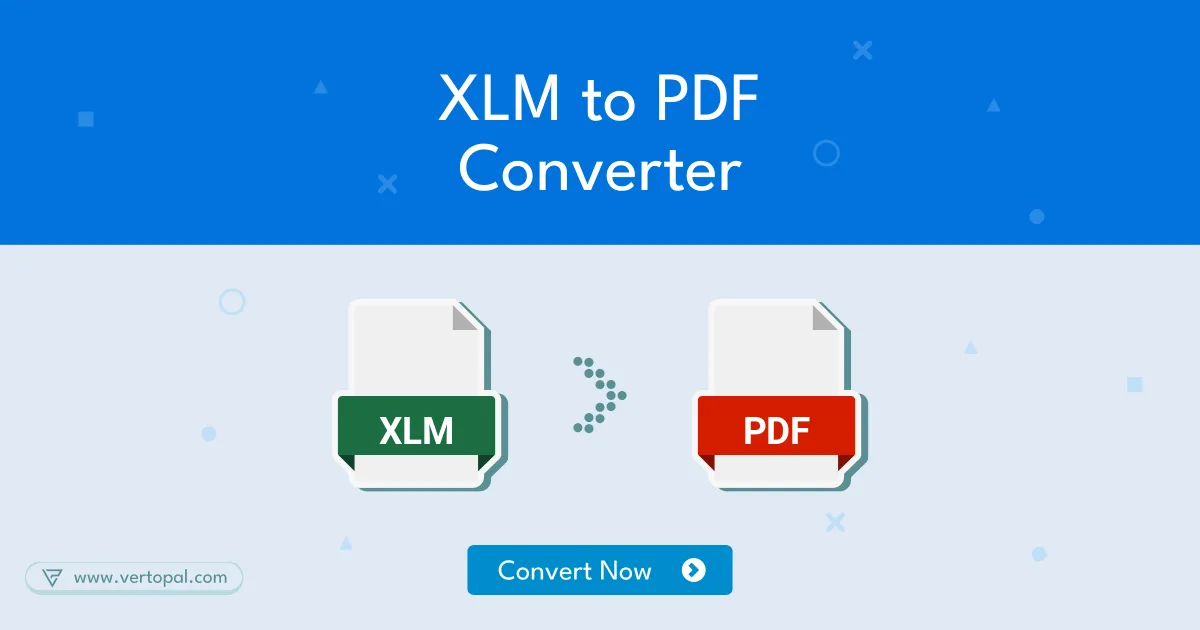 Online XLM to PDF Converter - Vertopal