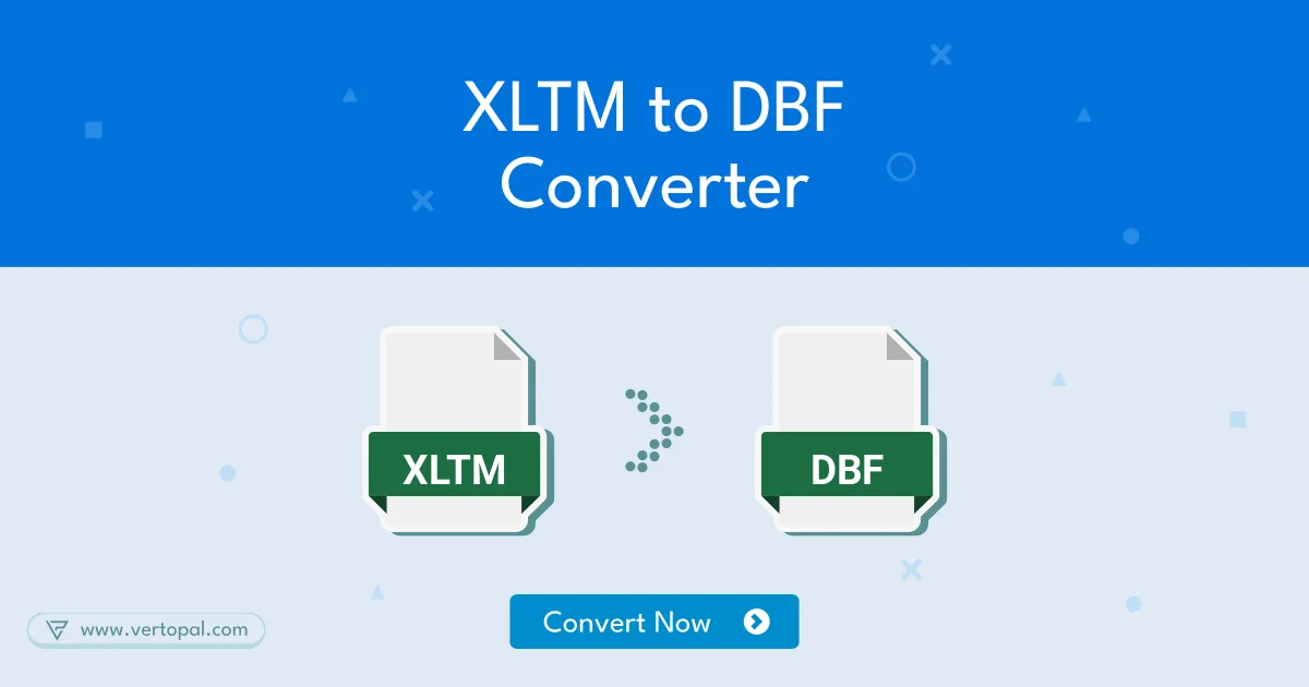 Online XLTM to DBF Converter - Vertopal