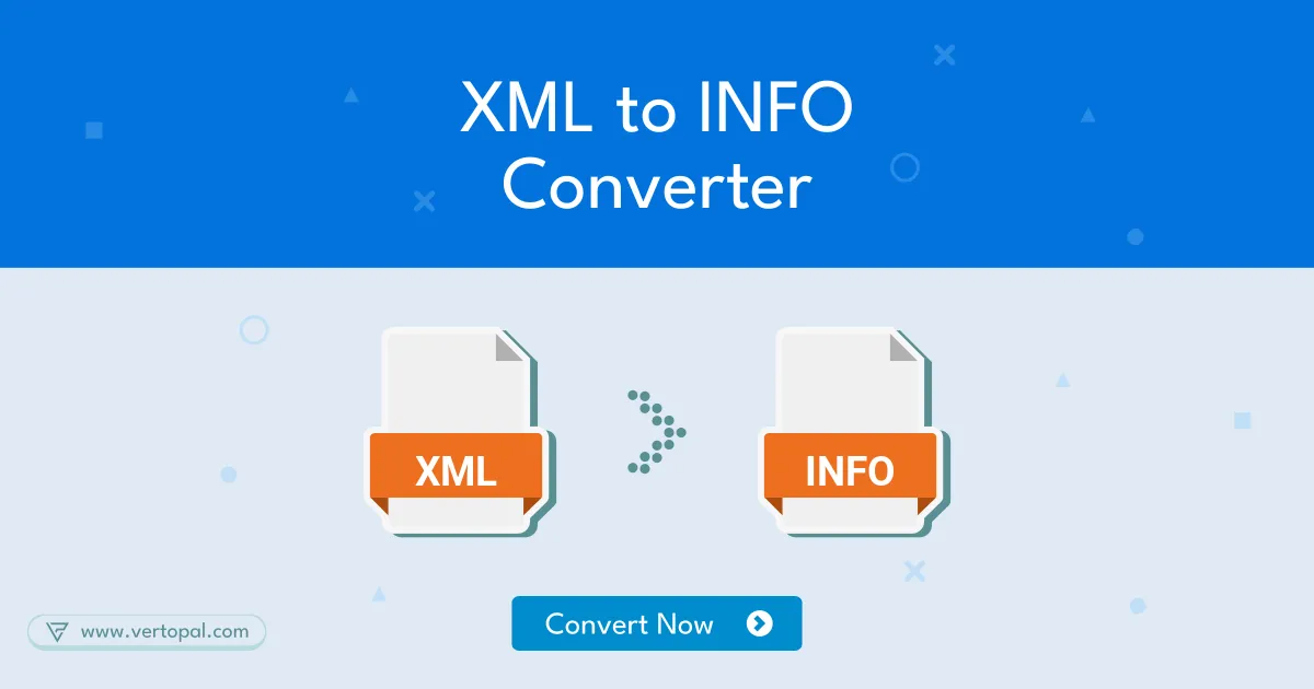 Online XML to INFO Converter - Vertopal