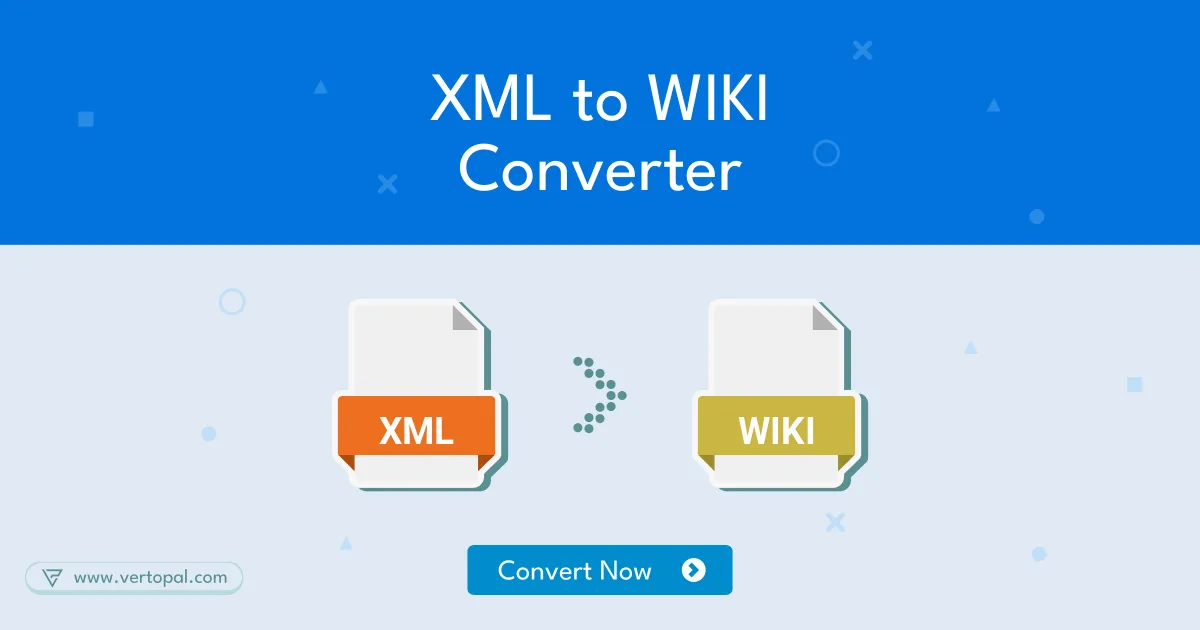 Online XML to WIKI MEDIAWIKI Converter - Vertopal