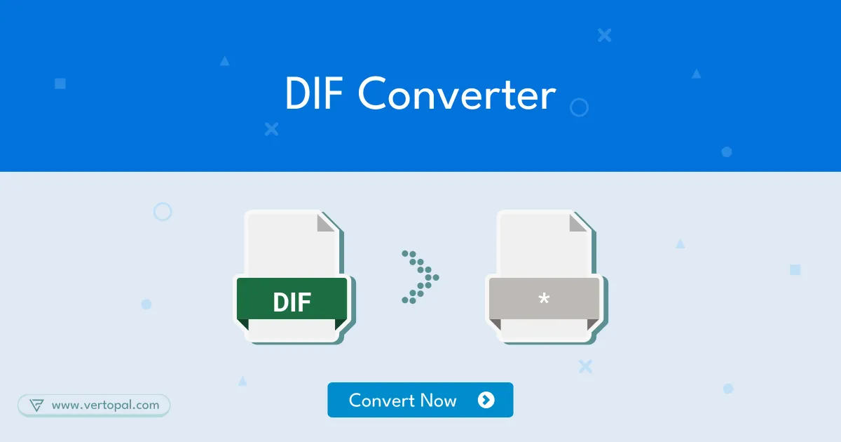 Online DIF Converter - Vertopal