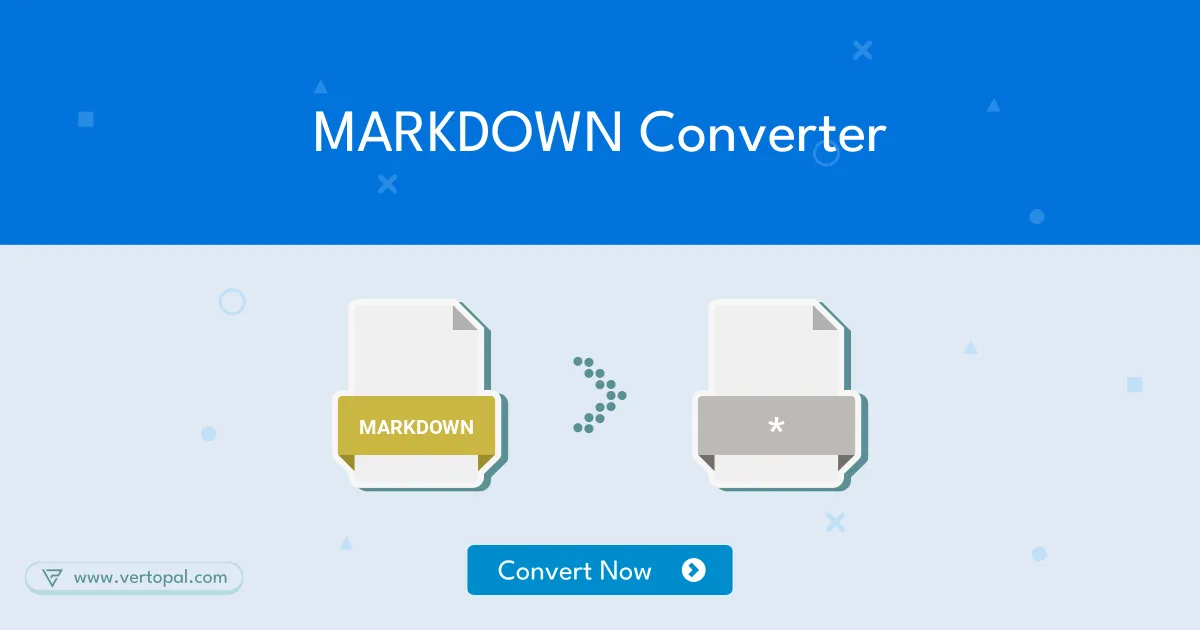 Online MARKDOWN Converter - Vertopal