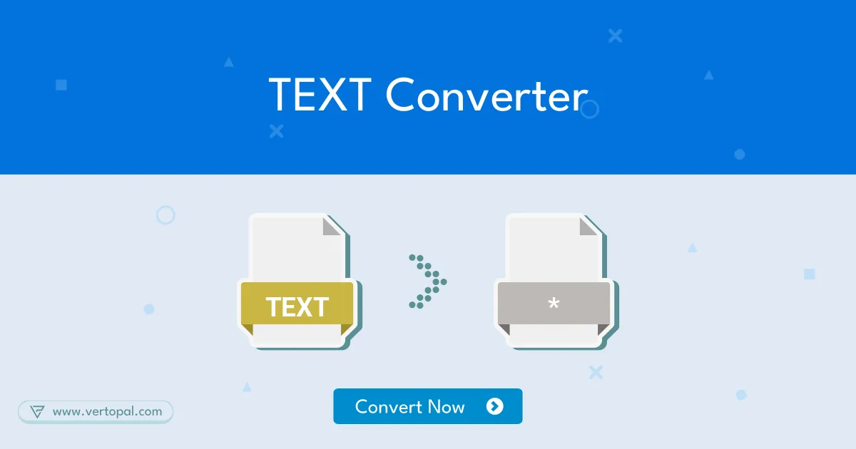 Online TEXT Converter - Vertopal